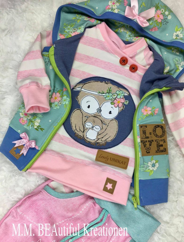 Mutterliebe Erna mit Baby Lilly - xaxeludesign