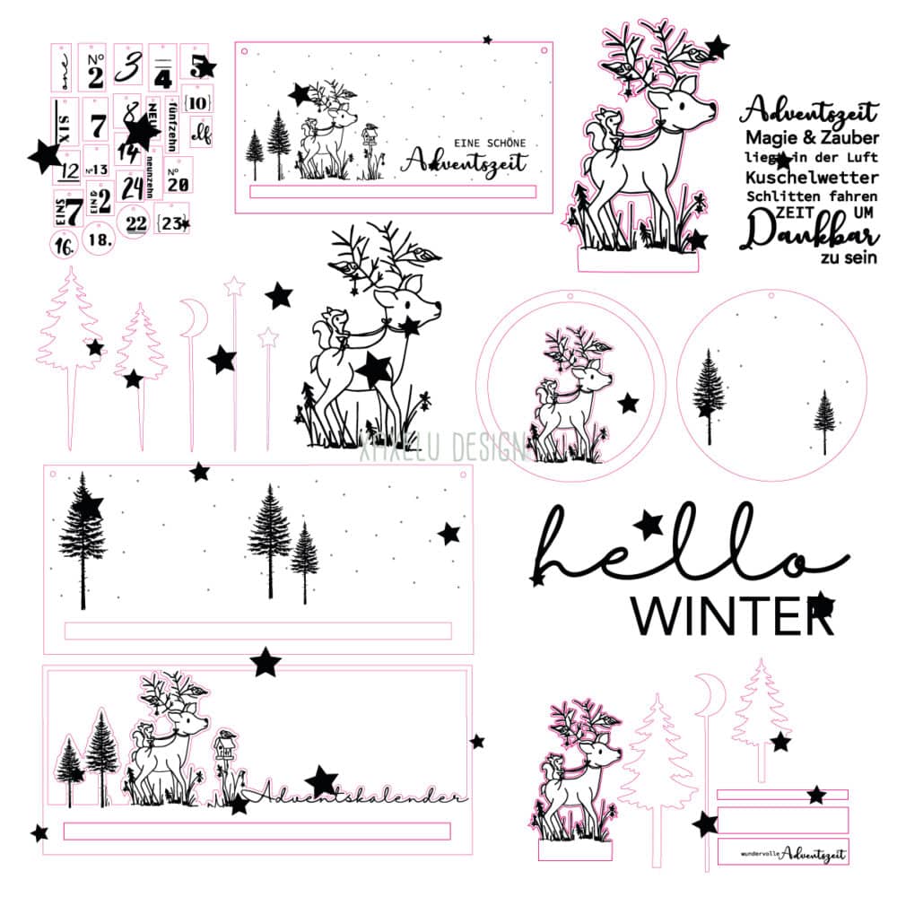 Winter is calling Plottdatei - xaxeludesign