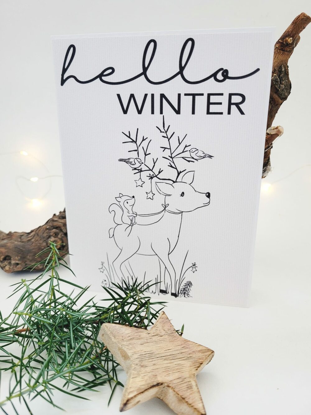 winter is calling DigiStamp - xaxeludesign